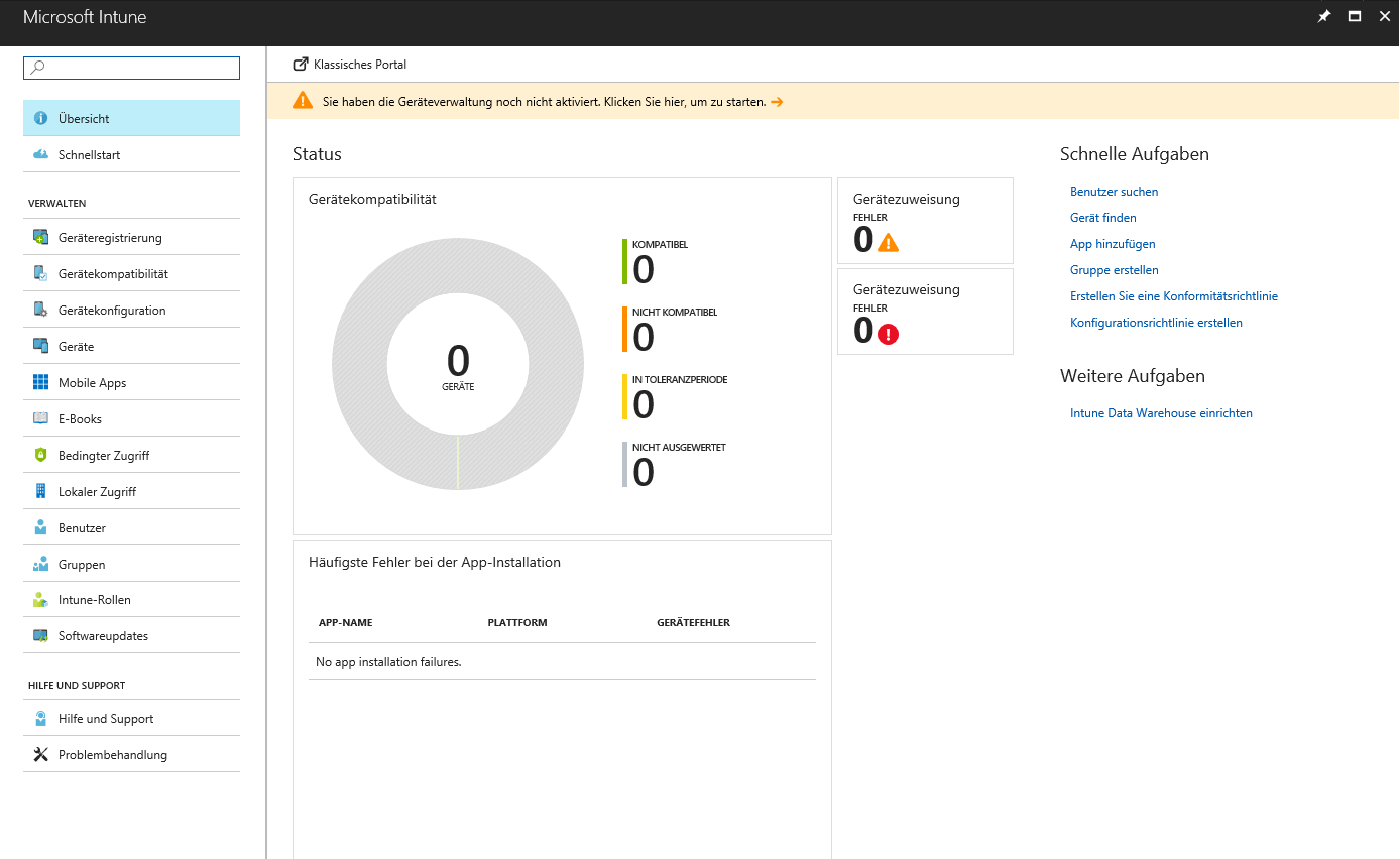 Enterprise Mobile Device Management mit Intune - CWD-Solution
